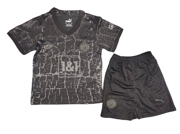 Borussia Dortmund Black Out Special Edition 22/23 Youth Home Full Kit ...